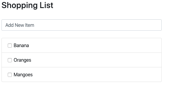 Simple Shopping List App In VueJS 5 Balloons